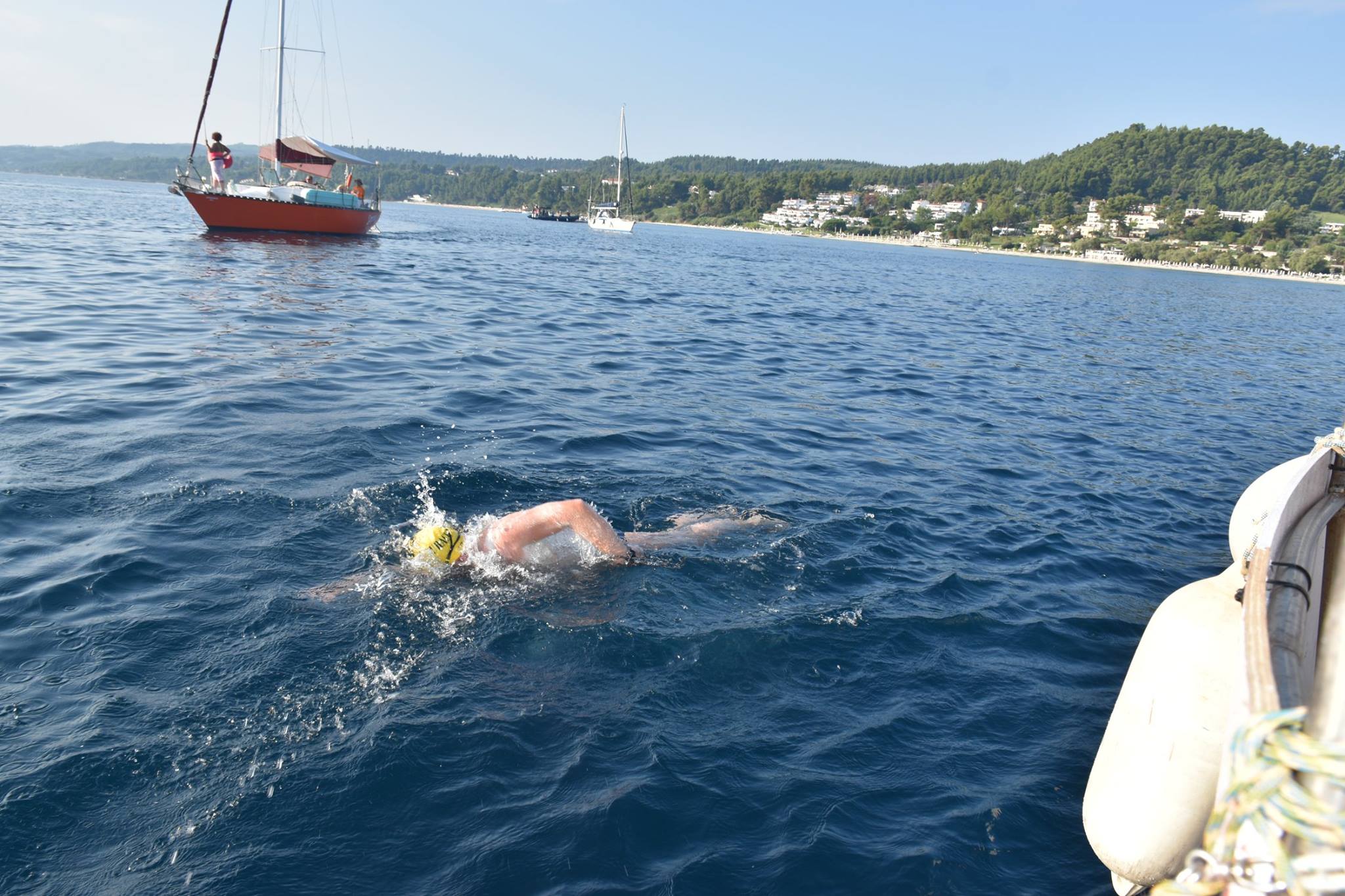 2018 – Traversarea golfului Toroneos – Marathon Swimming Romania